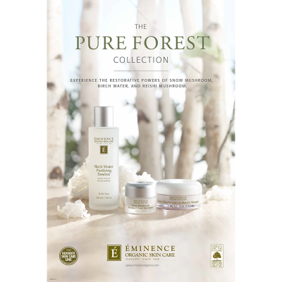Poster — Pure Forest Collectie | Eminence Organics — A&P Nature Brands